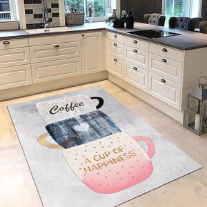 Coffee Kitchen Decor Rugs, Popular Rugs, Bedroom Rug, Coffee Rugs, Anti ...
