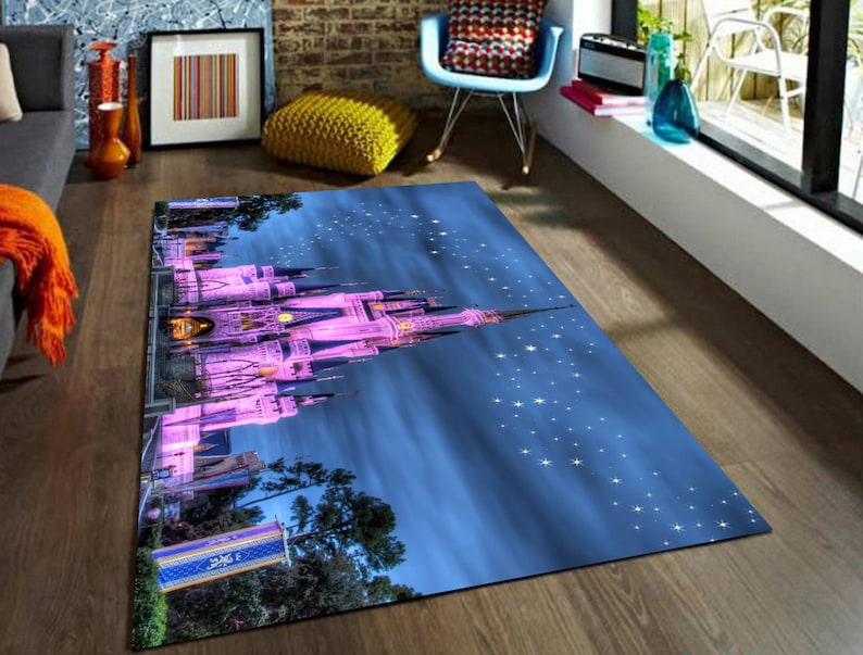 Living Room Rug, Kids Rug, Children Rugs, Disneyland Rug, Modern Rugs ...