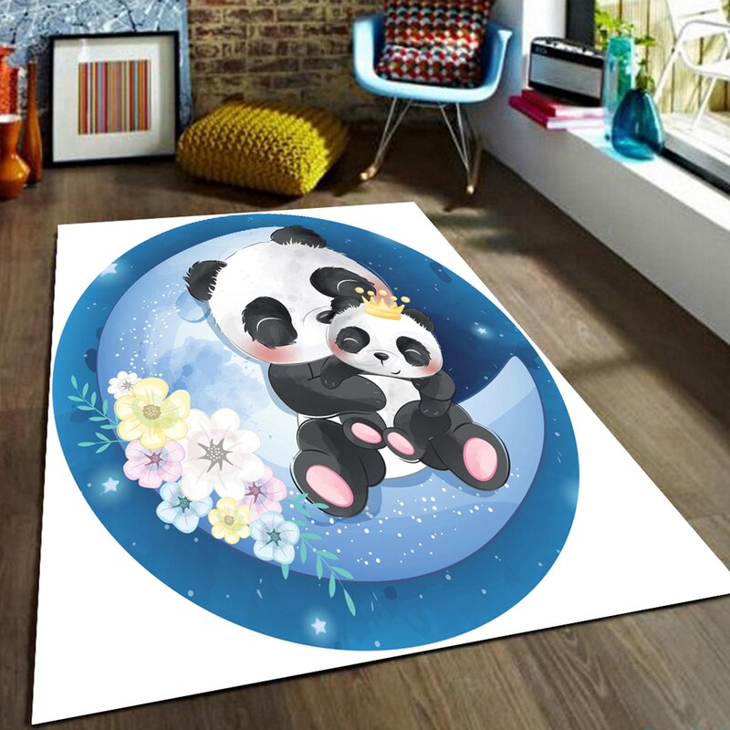 Panda Floor Carpet - Etsy