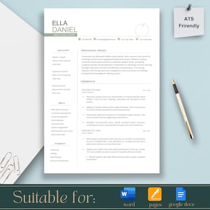 Best Teacher Resume Template Google Docs, Word & Pages, Education ...