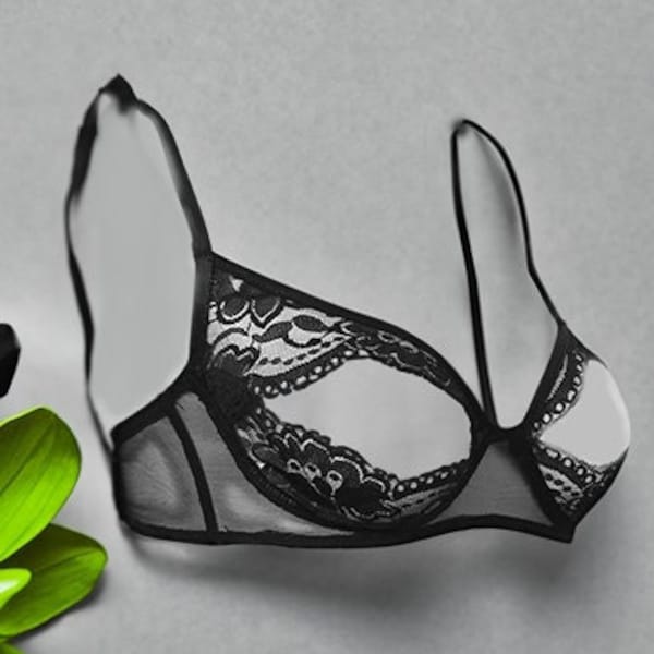 Plus Size Shelf Open Cup Bra - Etsy