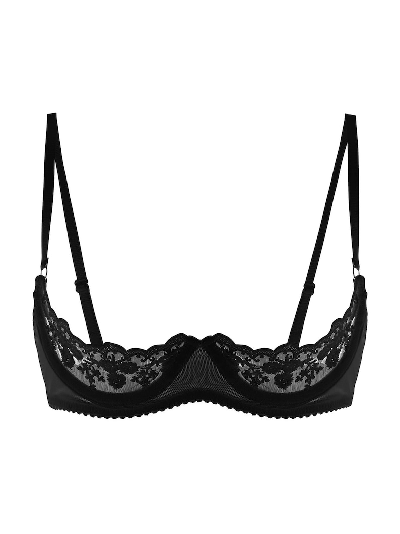Sexy Sheer Bra Open Super Hot See Through Bra Cupless Etsy