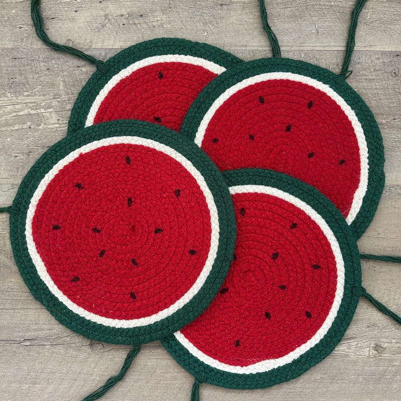Watermelon Placemats - Etsy