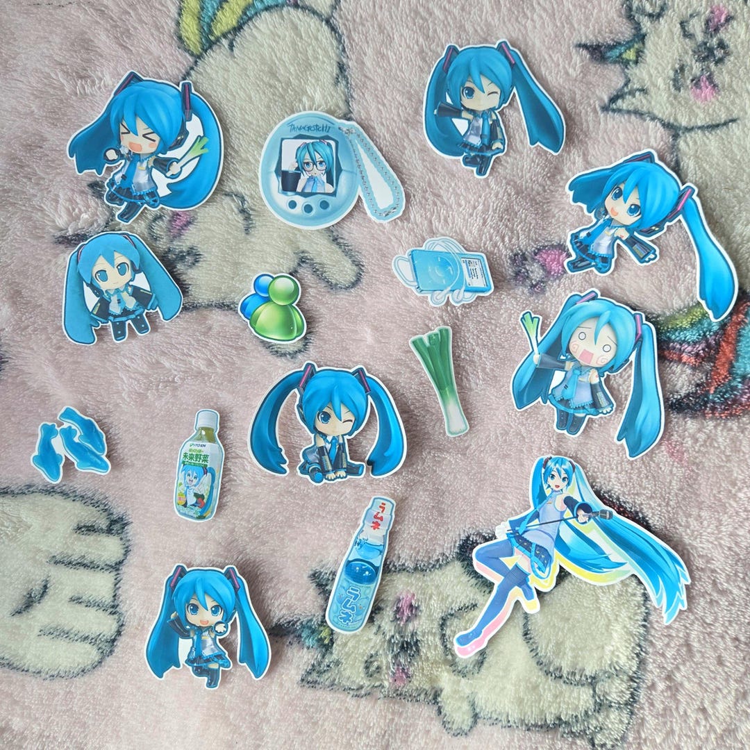 Vocaloid Hatsune Miku Sticker Pack - Etsy