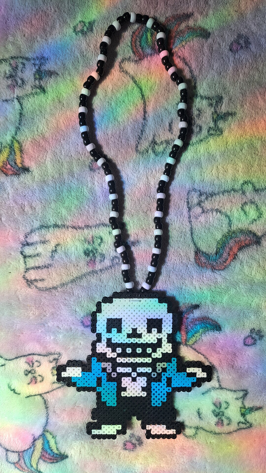 Undertale Sans Kandi Necklace - Etsy