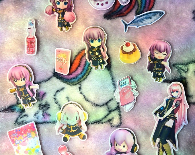 Vocaloid Megurine Luka Sticker Pack - Etsy