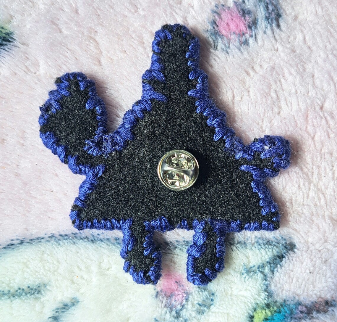 Bill Cipher Cross Stitch Pin - Etsy