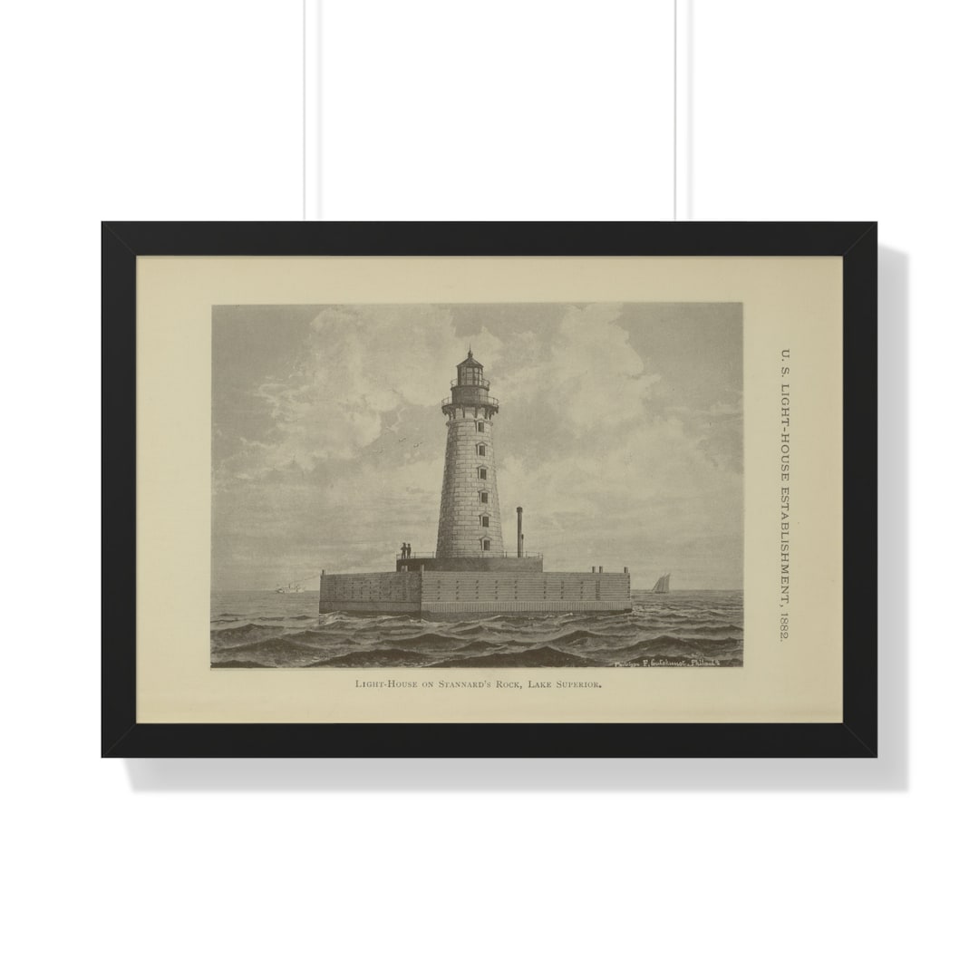 Lighthouse Wall Art | Nautical Art | Standards Rock Lighthouse | Great ...