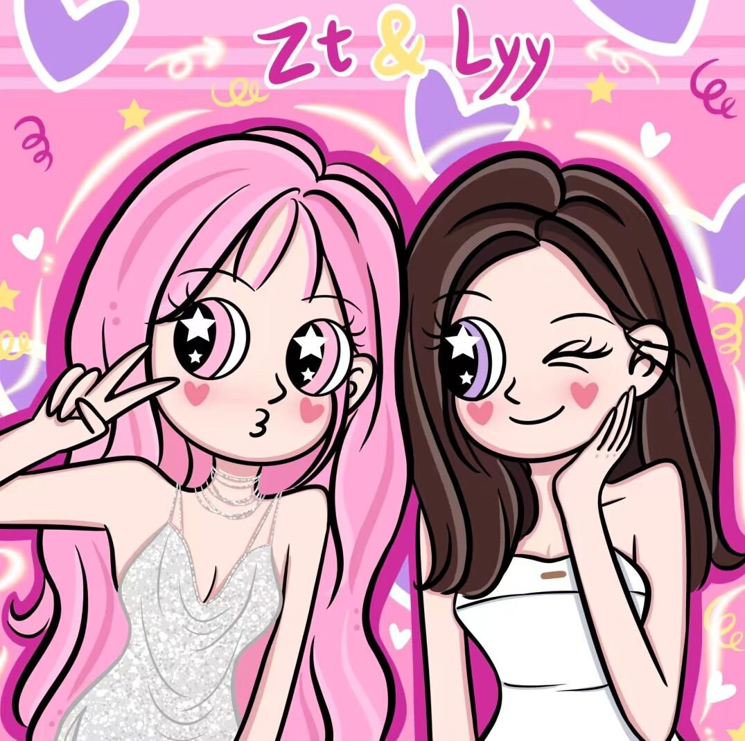 Customized Couple/friends Drawing Cartoon Hand-drawn - Etsy