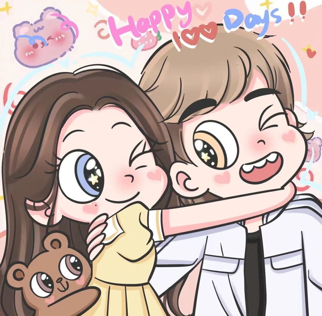 Customized Couple/friends Drawing - Cartoon Hand-drawn Portrait - Etsy