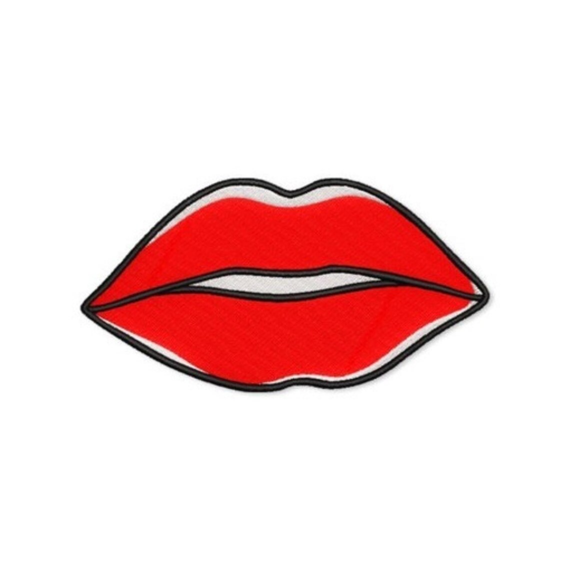 Lips Mini Embroidery Design 7- SIZES - Filled Lips Embroidery Design ...