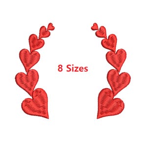 Heart Machine Embroidery Design File, Embroidery Designs Heart, Heart ...