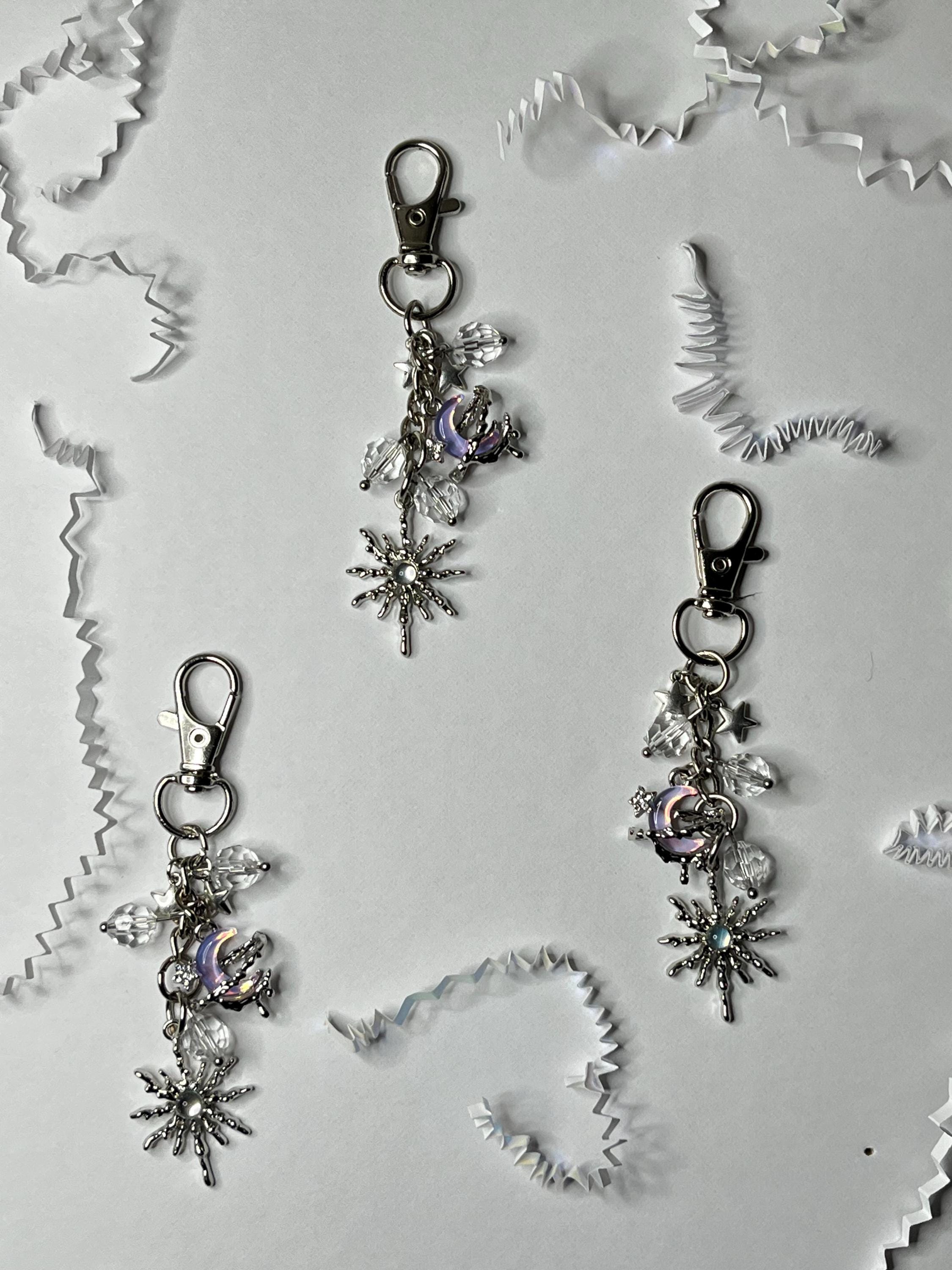 Celestial Keychain Stainless Steel Keychain Gift for Her Purse ...