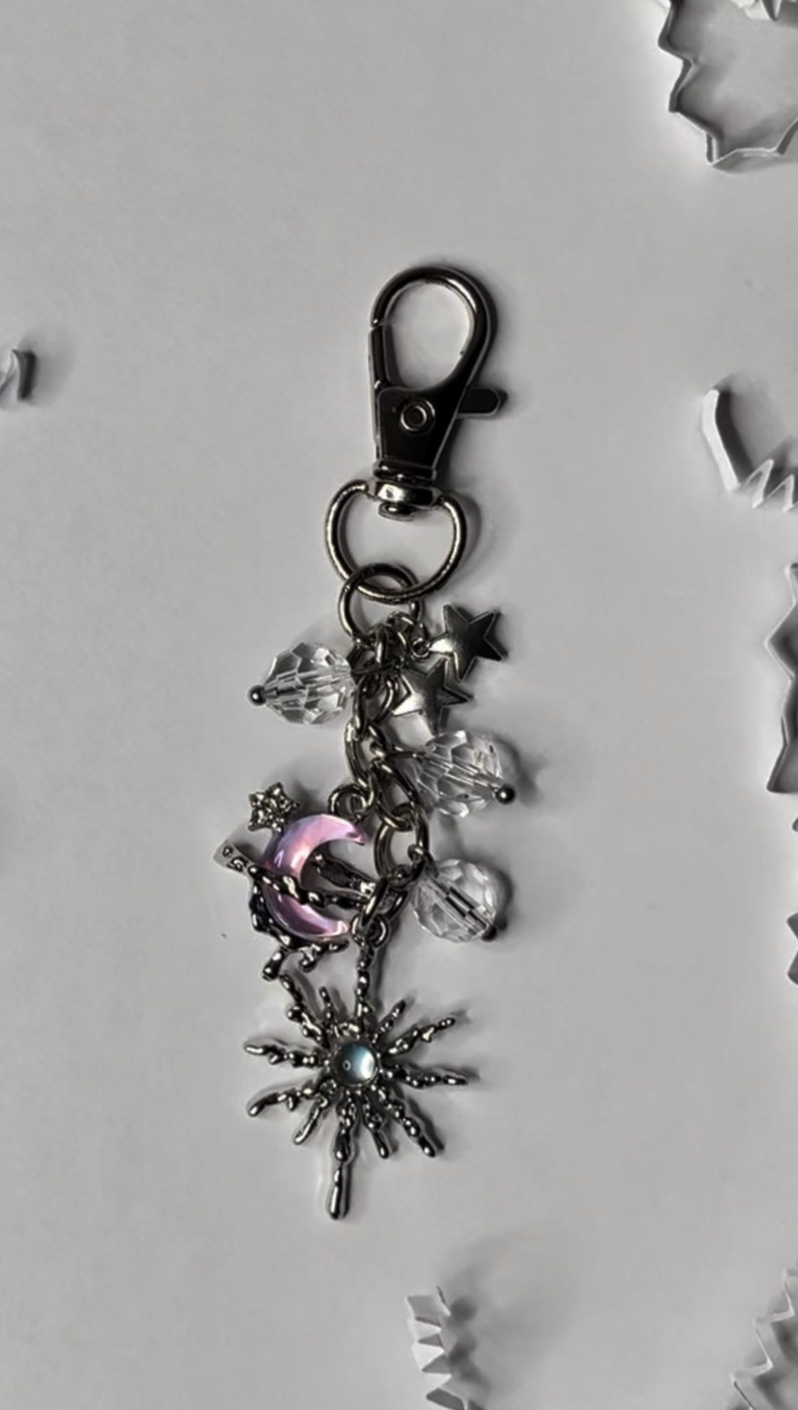 Celestial Keychain Stainless Steel Keychain Gift for Her Purse ...