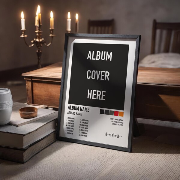 Music Album Posters - Etsy