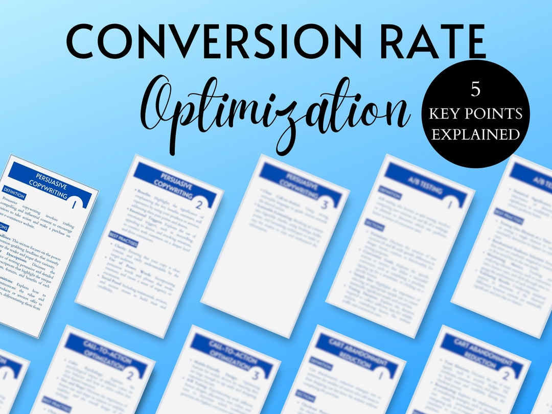 Conversion Optimization Techniques Flashcards, How to Get Better Conversions for Your E-commerce ...