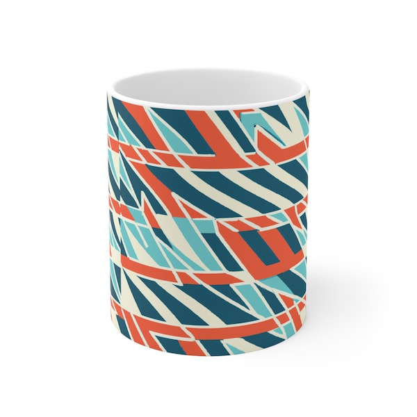 Geometric Mug - Etsy