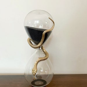 Hourglass, Snake Hourglass, Sand Timer, 30 Minute Timer, 30 Minute Sand ...