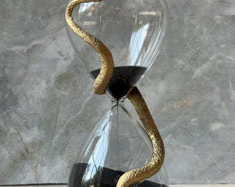Hourglass, Snake Hourglass, Sand Timer, 60 Minute Timer, 60 Minute Sand ...