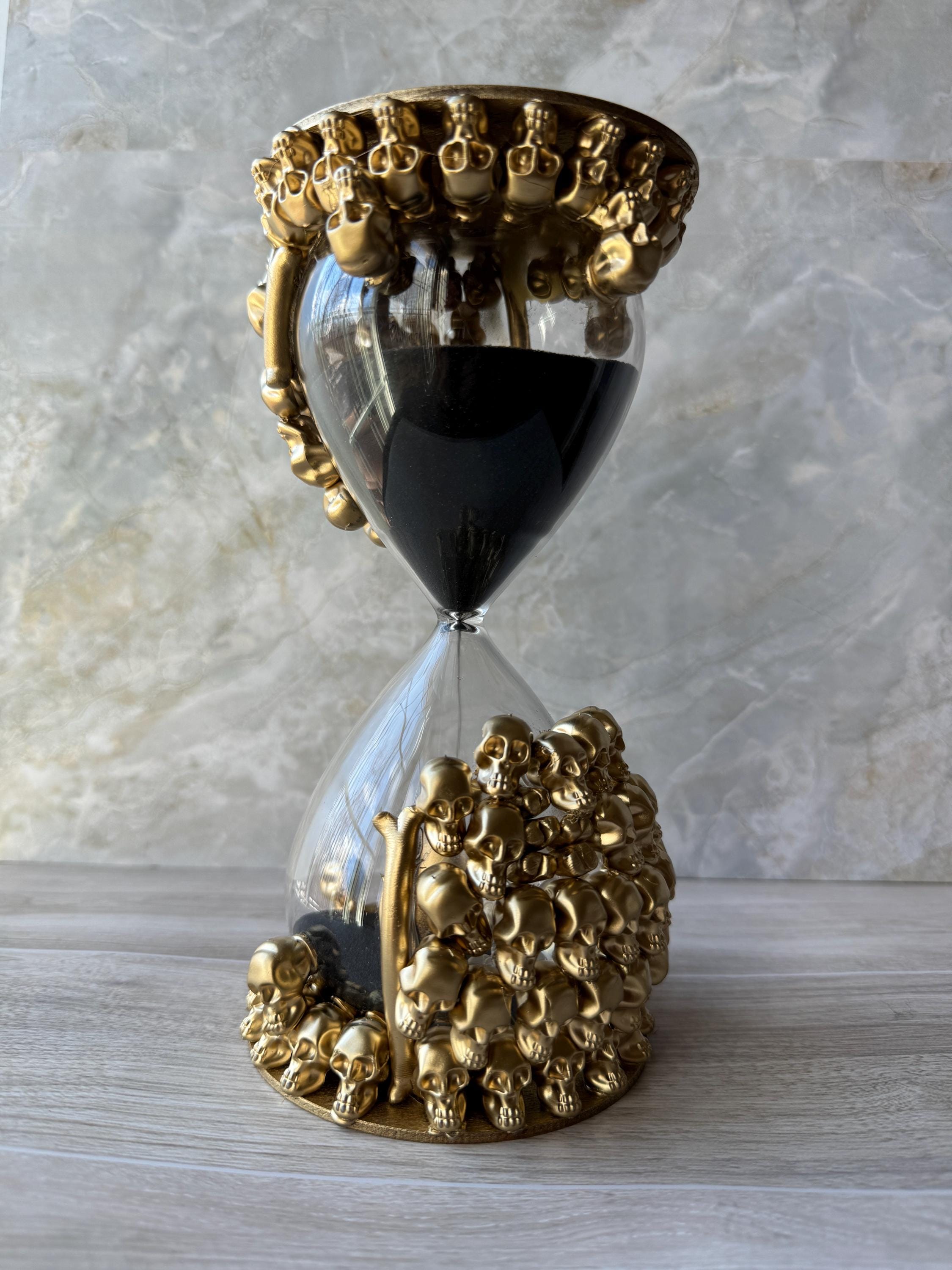 Skull Hourglass, Catacombs, Skulls, Hourglass, Sand Timer, Halloween ...