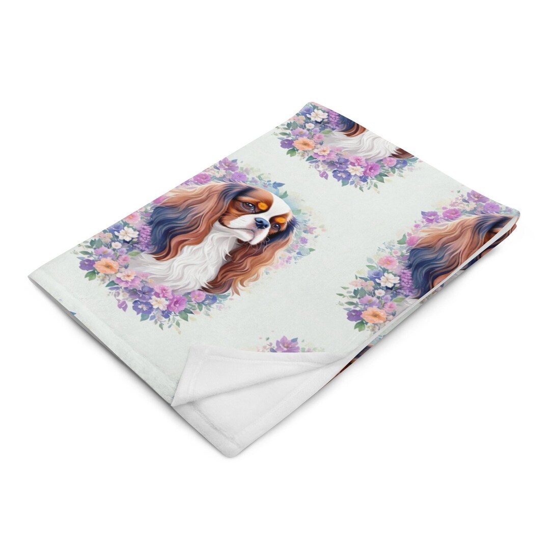 Cavalier King Charles Spaniel Ultra Soft Throw Blanket - Etsy