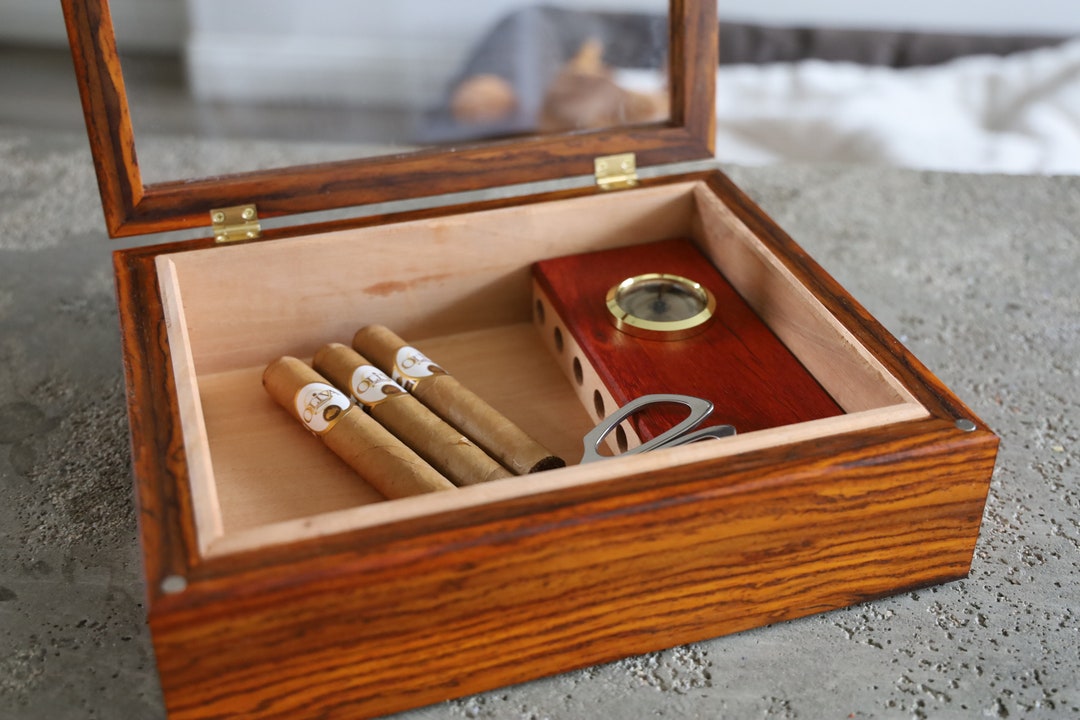 Custom Wood Humidor, Cigar Case - Etsy
