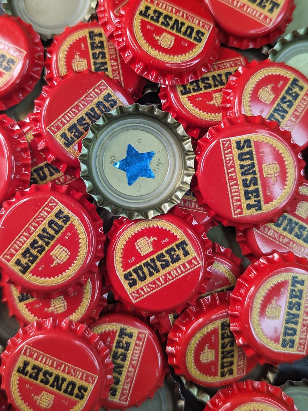 Fallout New Vegas, Sunset Sarsaparilla Bottlecaps - Fallout Inspired - Etsy
