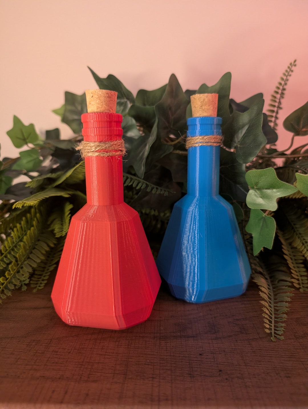 Elder Scrolls Skyrim Inspired - Health and Stamina Potion Bottles - Etsy