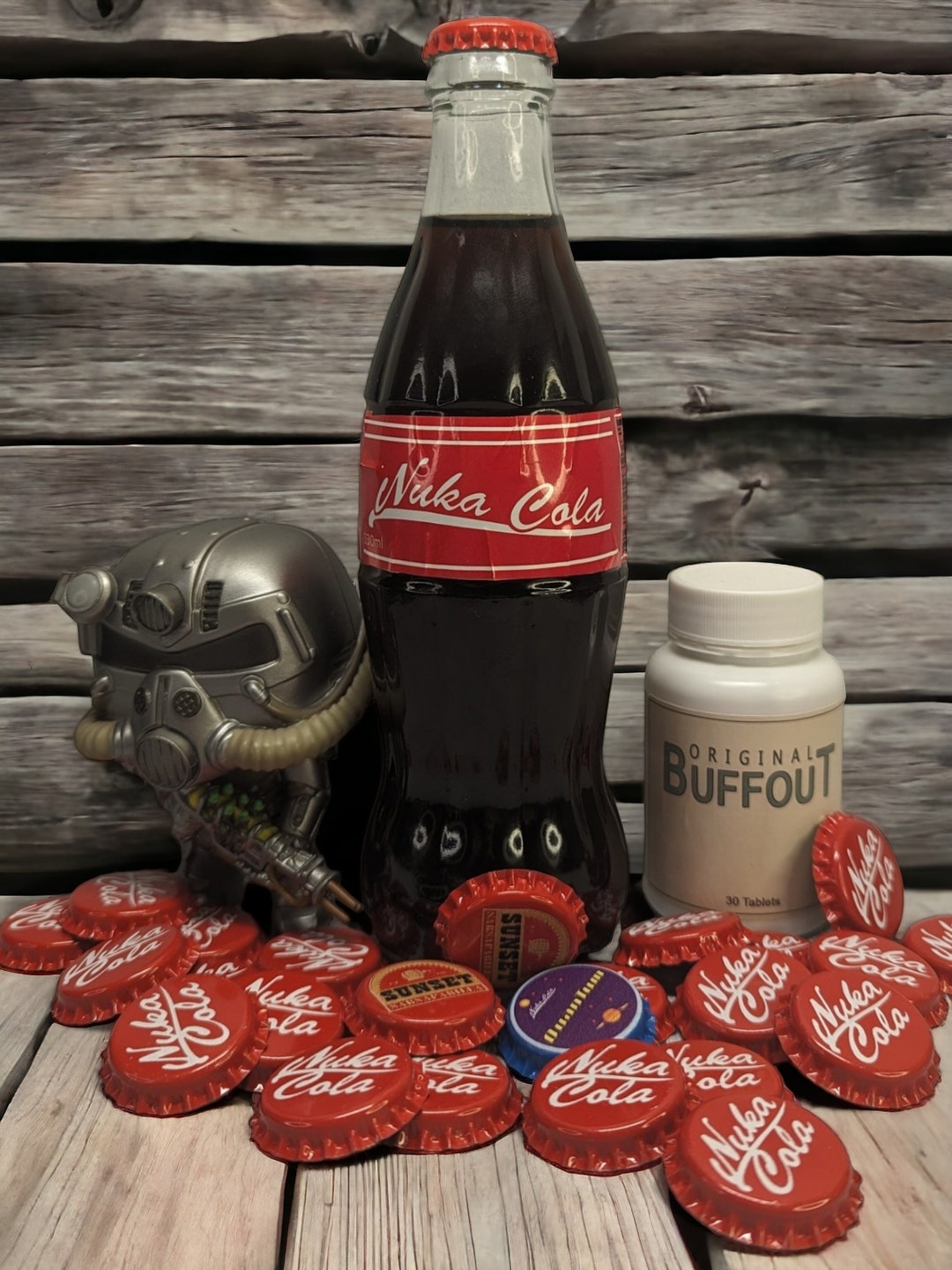 Fallout Inspired Nuka Cola Glass Bottle - Etsy Australia