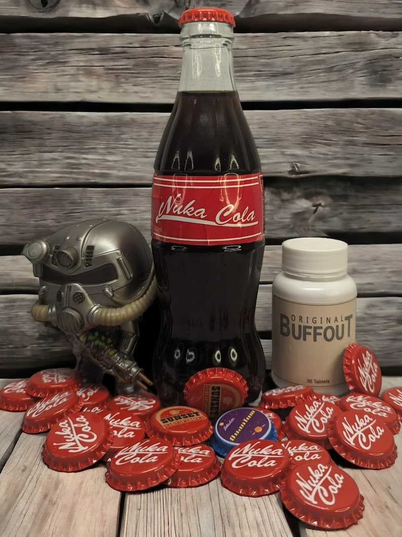 Fallout Inspired Nuka Cola Glass Bottle - Etsy Australia