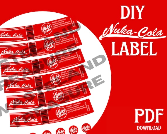Fallout Nuka Cola Labels