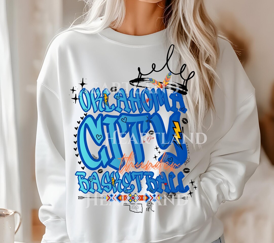 Okc Thunder Oklahoma City PNG Bison Rumble Inspired - Etsy