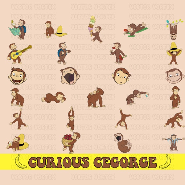 Curious George Decor - Etsy