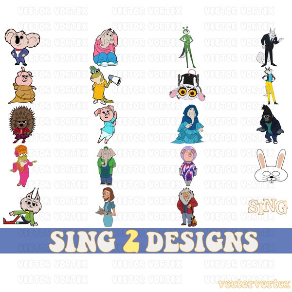 Sing Movie Svg - Etsy
