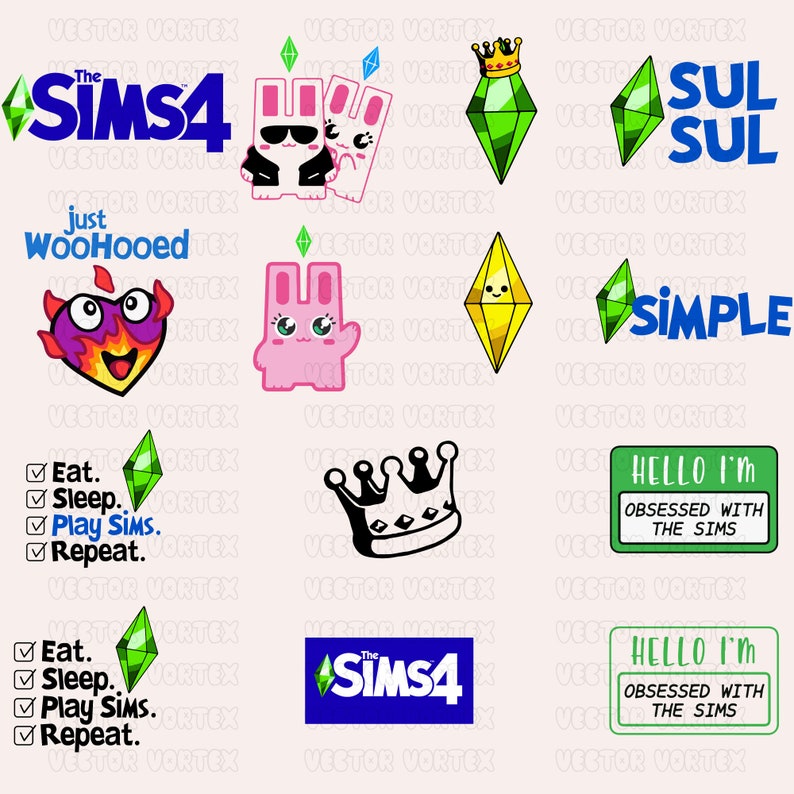 Sims Svg Sims Svg Files for Cricut Sims Svg Bundle Sims - Etsy Ireland
