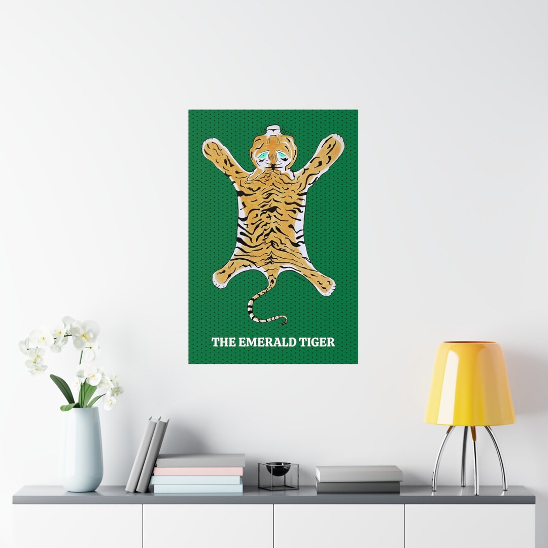 Tiger Poster Home Modern Design Safari Style Print Many Sizes High ...