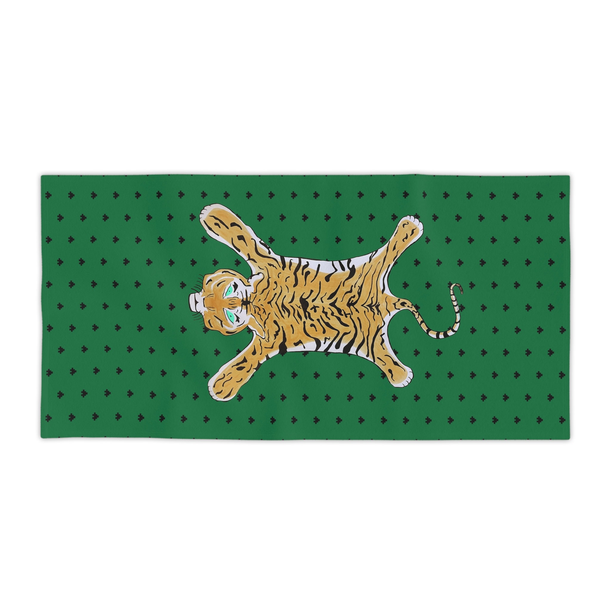 Tiger Beach Towel Modern Design Safari Style Fancy Towel Many Sizes ...