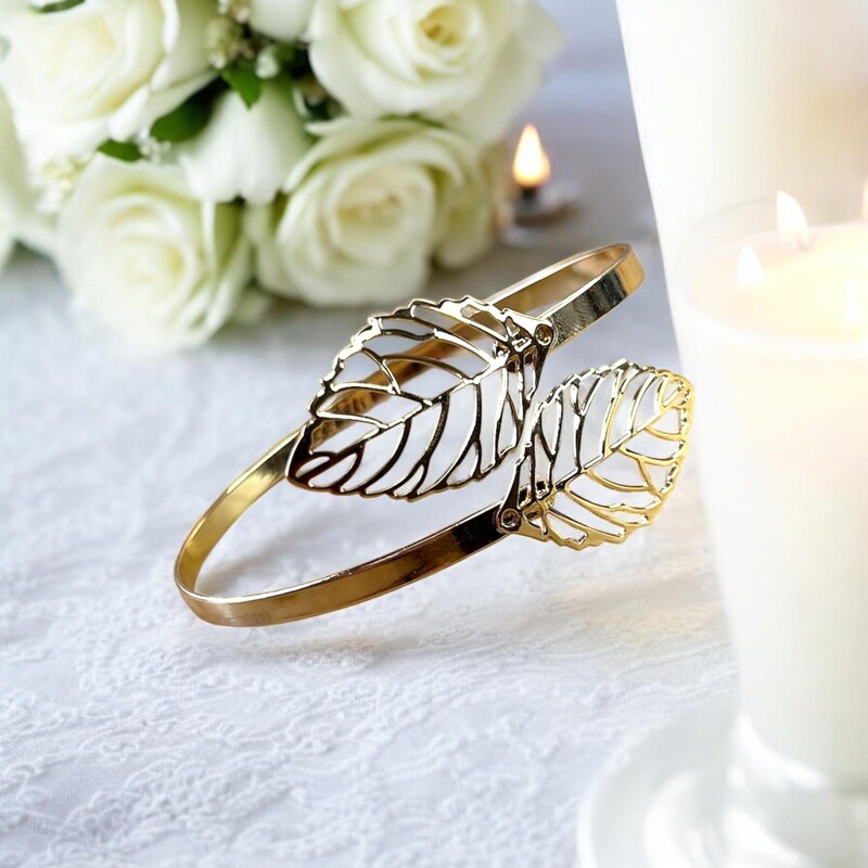 Leaf Arm Cuff - Etsy