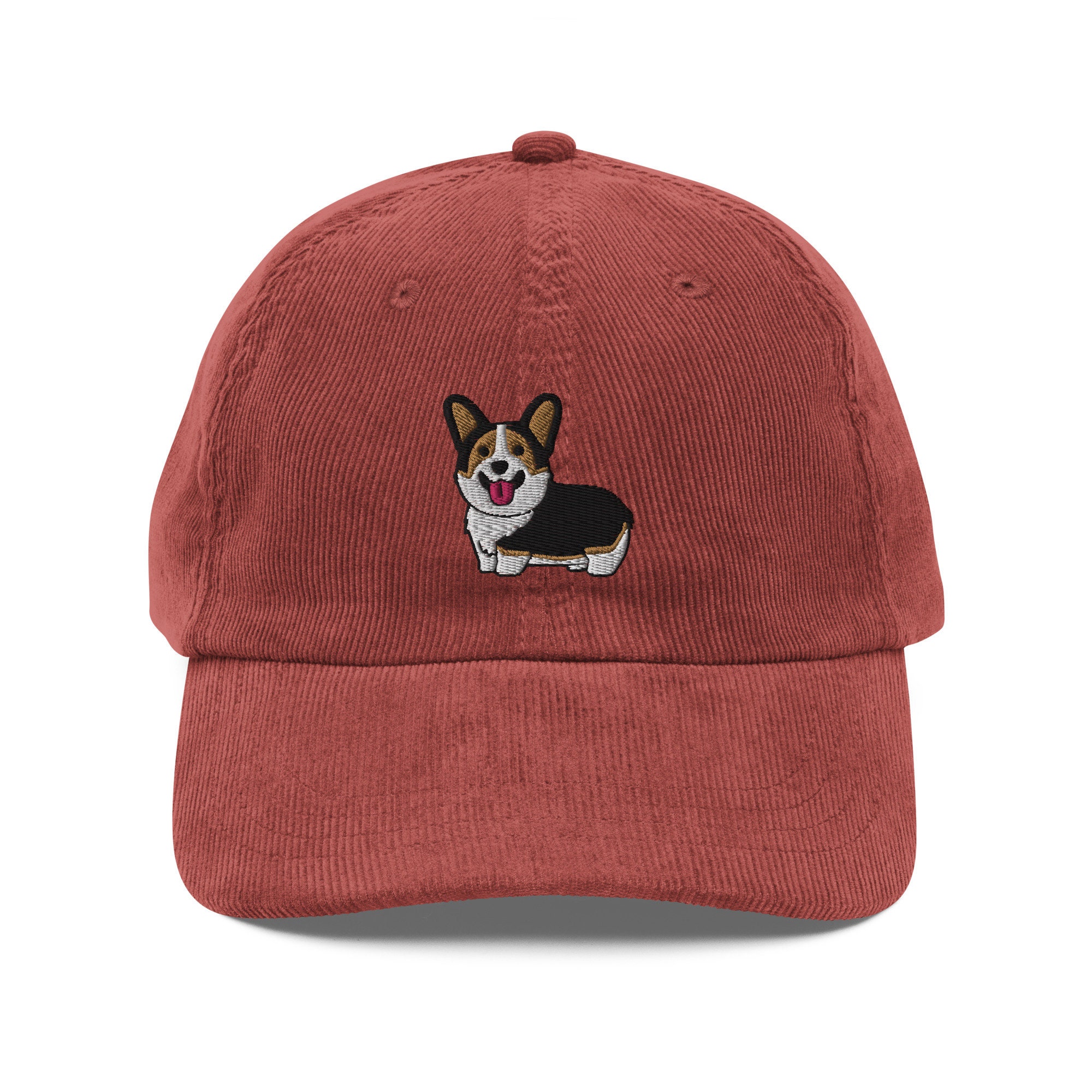 Vintage Corduroy Tri-color Corgi Cap - Etsy