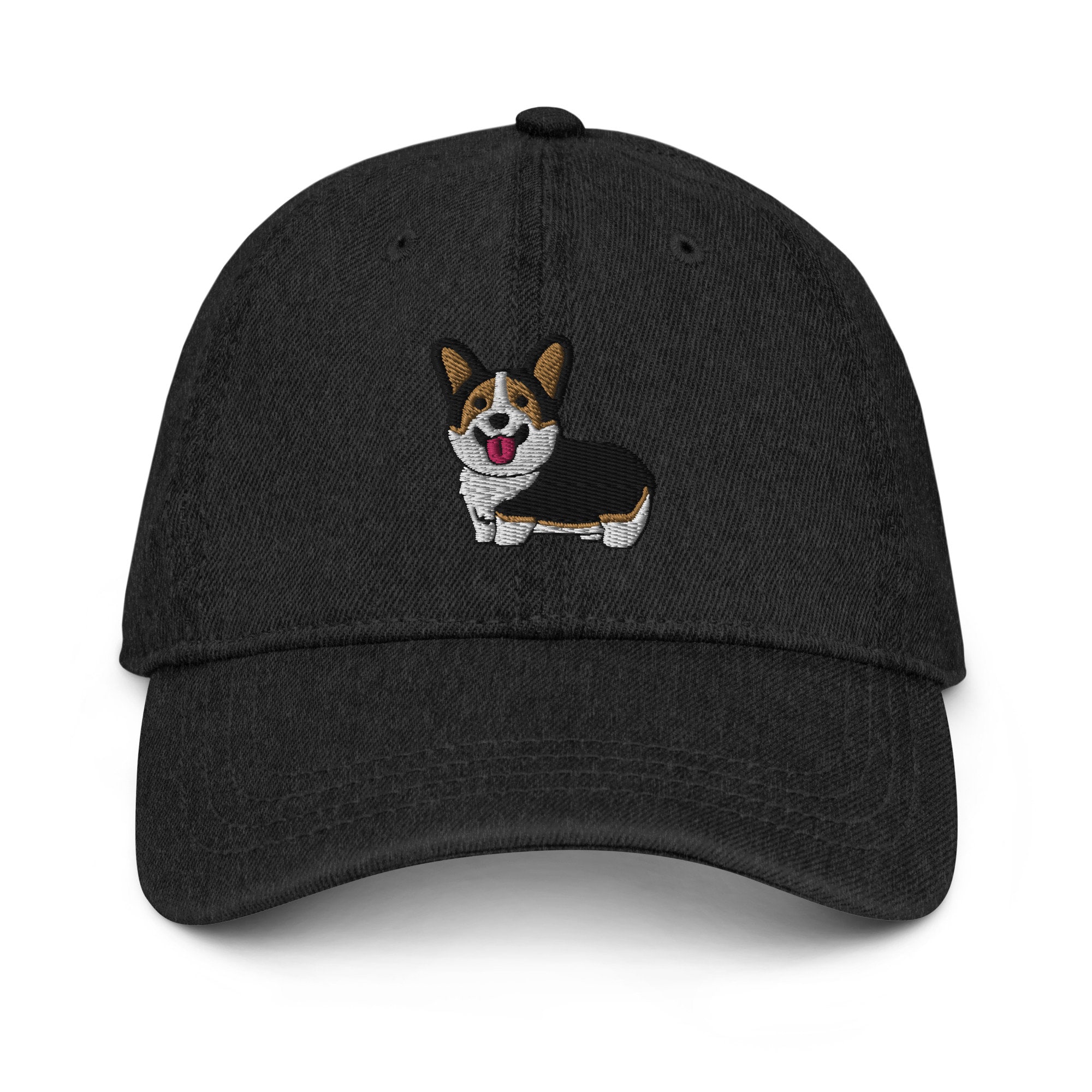 Denim Tri-color Corgi Cap - Etsy