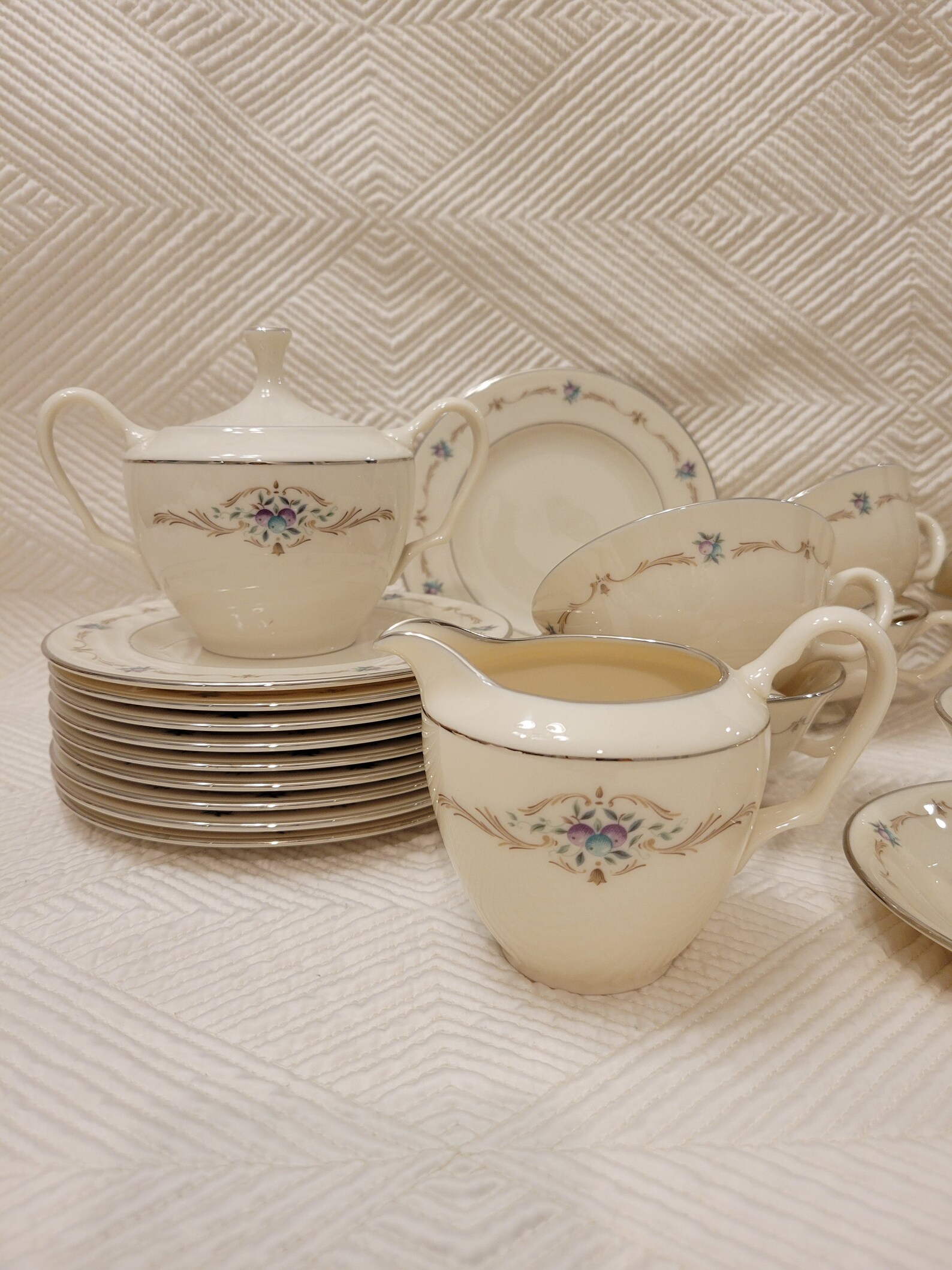 Lenox Capri Tea Set - Etsy
