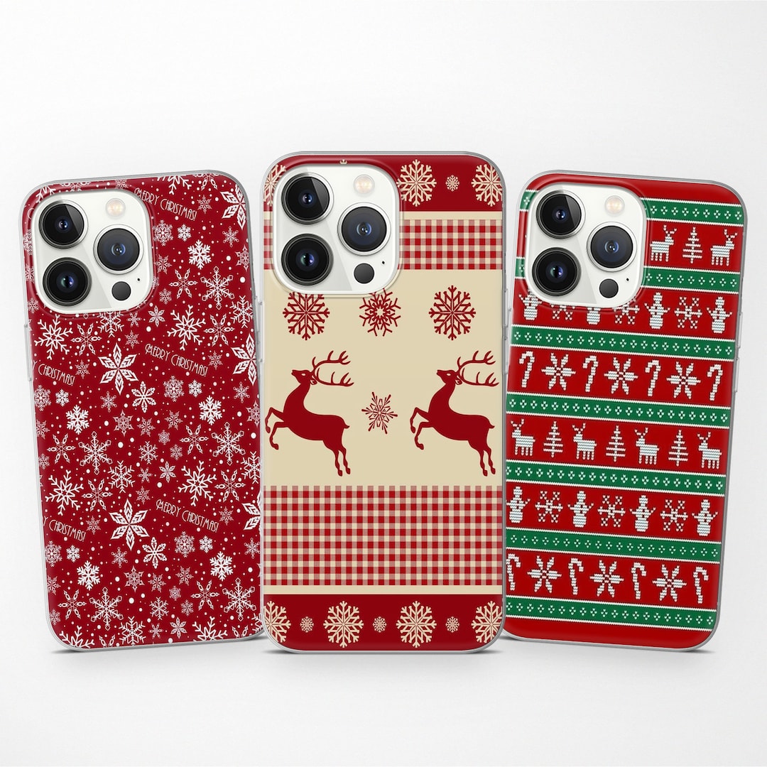 Christmas Winter Snowflakes Patterns Phone Cases Covers Fit - Etsy