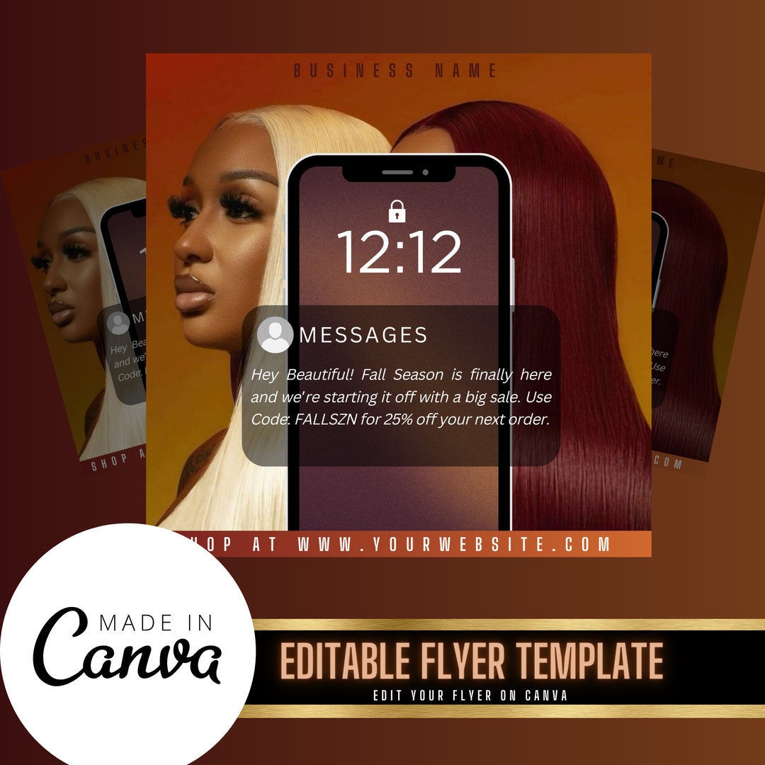 Sale Message Flyer, DIY Flyer Template Design, Entrepreneur Flyer ...