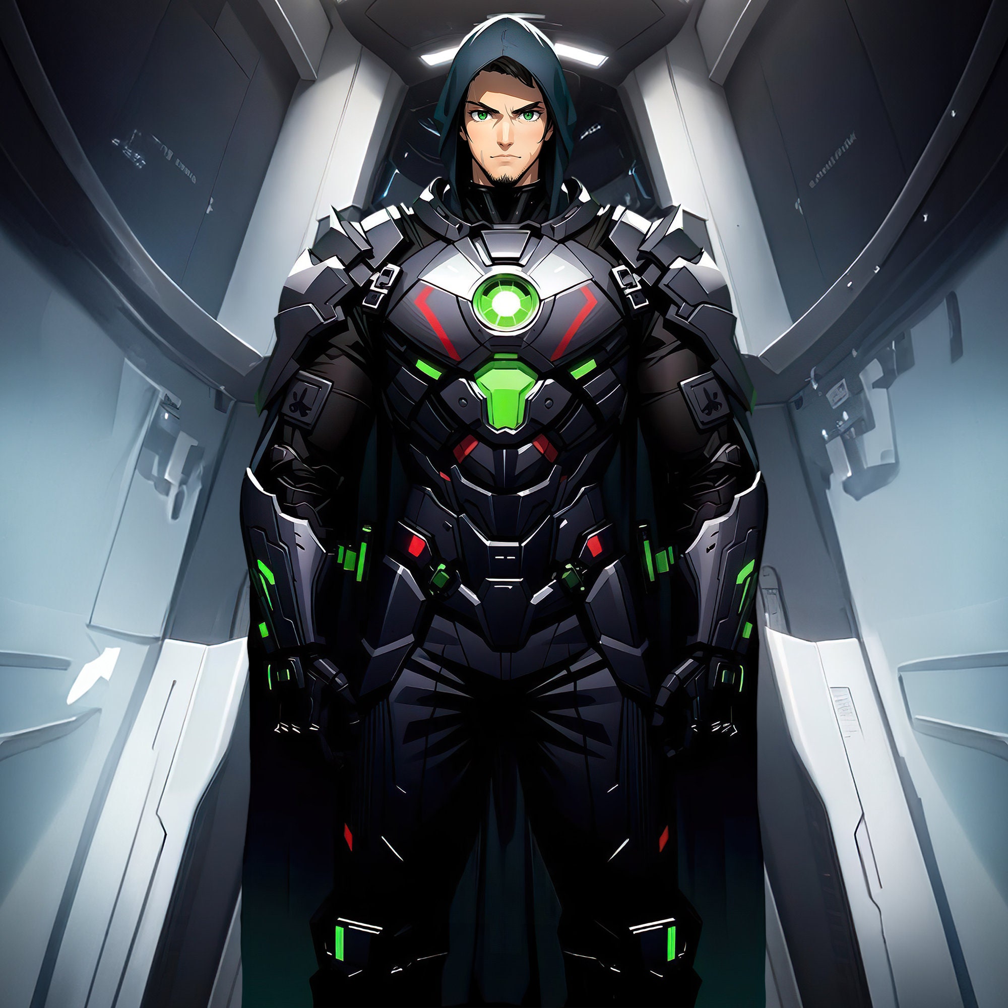 Cyber Lord Pngtuber | 6 Expression | Male Pngtuber , Stream Avatar ...