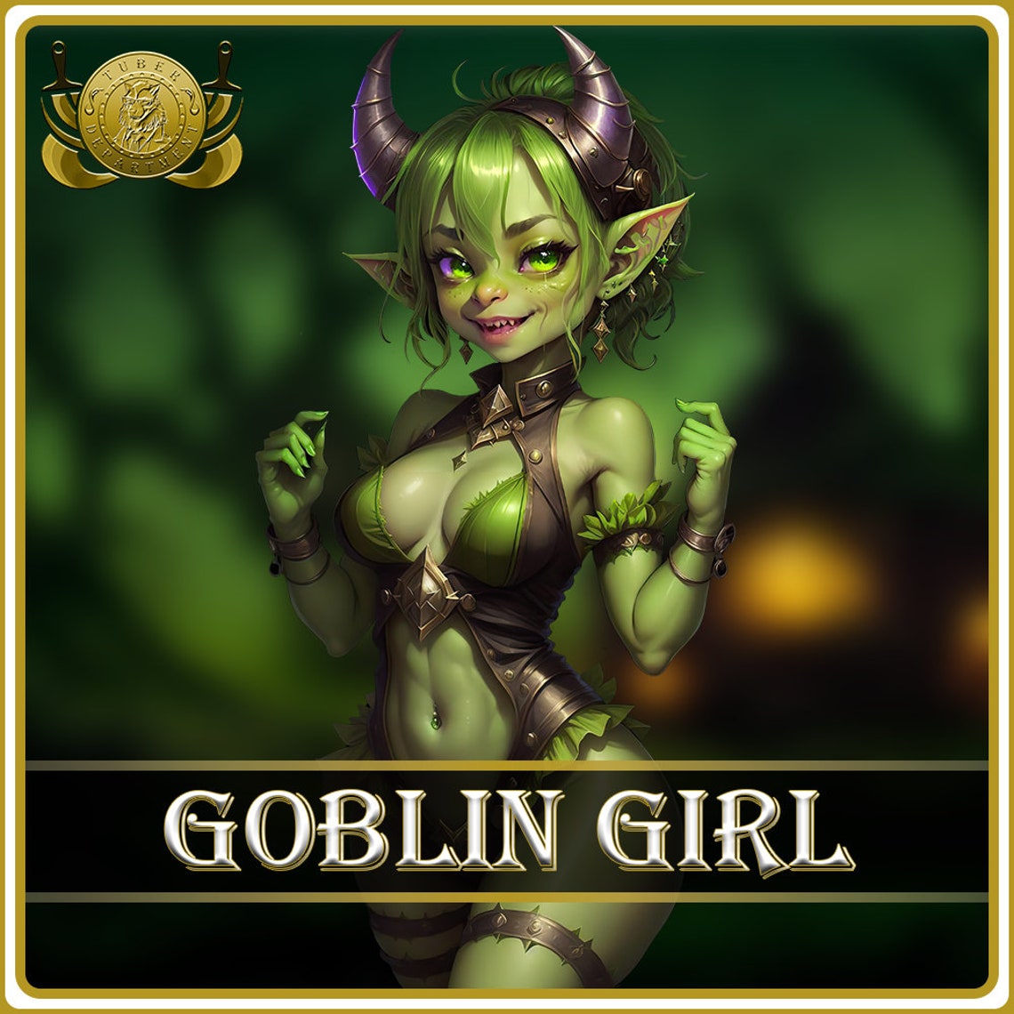Goblin Girl Pngtuber , 1 Expression , Cute Goblin Girl Pngtuber , Female Goblin , Vtuber Assets ...