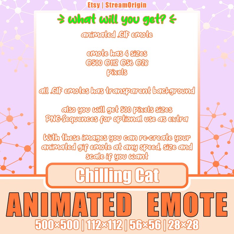 Chilling Cat Emote | Chill Orange Cat Emote, Chill Cat Emote, Let It ...