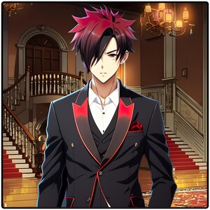 Red Servant Pngtuber | 1 Expression Male Pngtuber | PT-014 | PNG Tuber ...