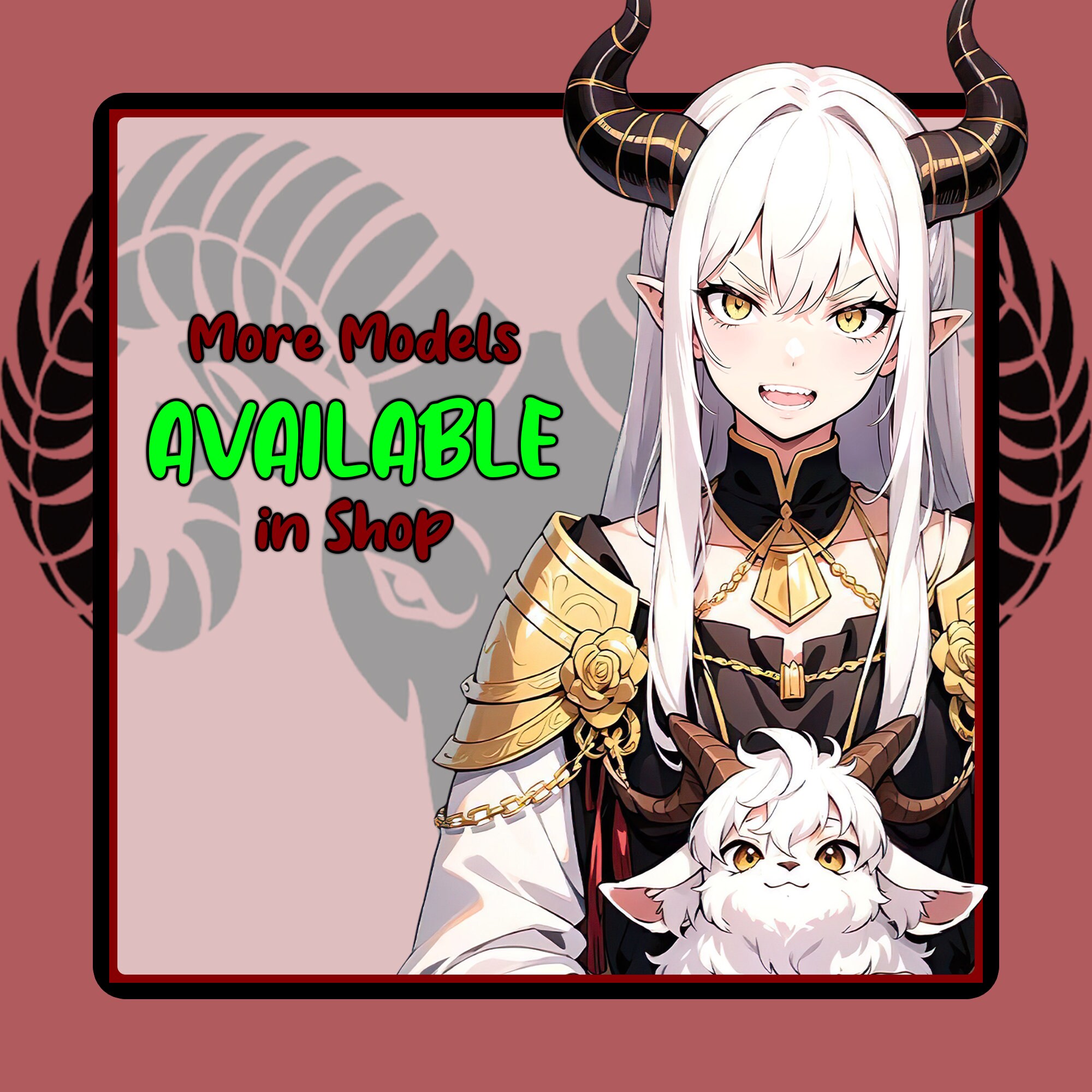 Aries Pngtuber 7 Expression Pngtuber Boy, Stream Avatar, Stream Model ...