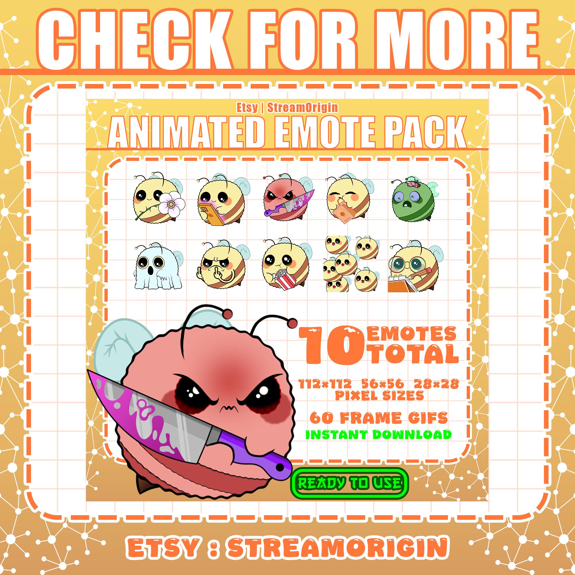 Karaoke Bee Animated Emote , Cute Bee Singing Emote , Party Bee Emote ...