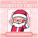 Wavy Santa Emote | Christmas Emote , Animated Santa Emote, Dancing ...